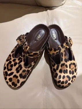 Zara | Shoes | Zara Pony Hair Mules | Poshmark